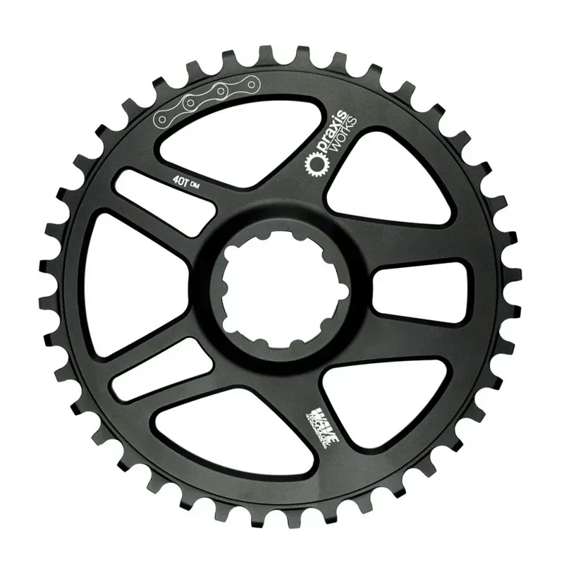 Praxis Works 1x Direct Mount Wave Chainring in Black