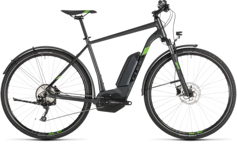 Cube Cross Hybrid Pro 500 Allroad Pedal Assist 2019 Iridium/Green