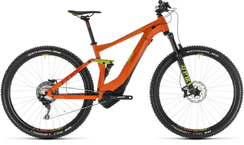 Cube Stereo Hybrid 120 Race 500 Pedal Assist 2019 Orange/Green