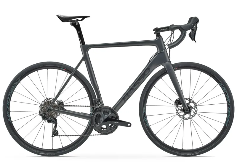 Basso Venta Disc Shimano 105 Carbon Road Bike in Grey and Black
