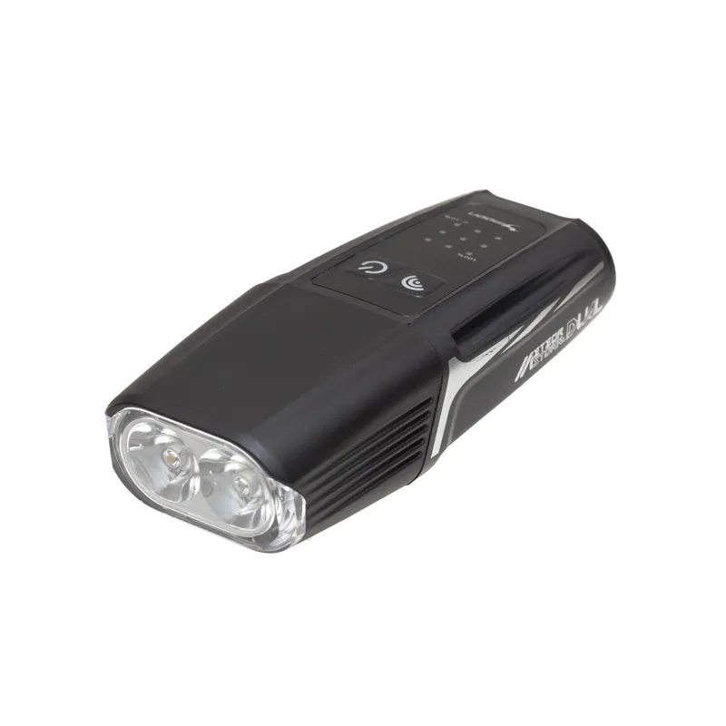 2020 Moon Meteor Storm Pro Front LED Light Black