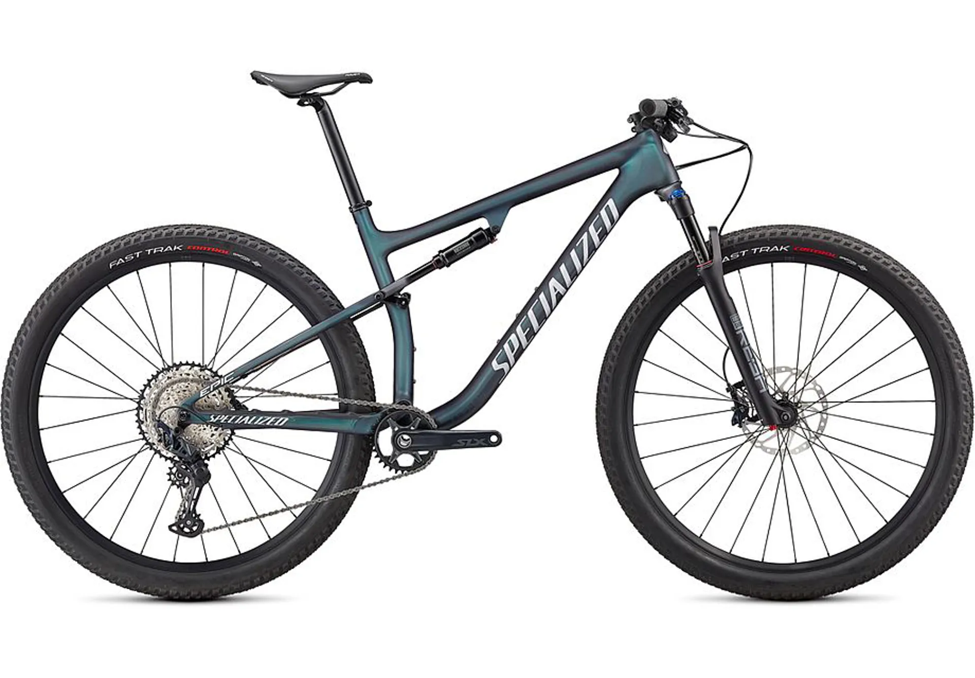 2021 Specialized Epic Comp 29er in Satin Carbon and Oil Chameleon